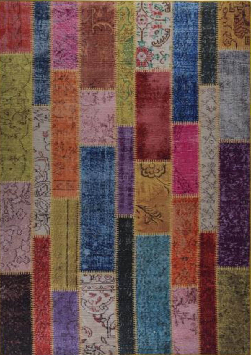 Vintage patchwork Style Atmosphere Multi Area Rug - Matliving USA