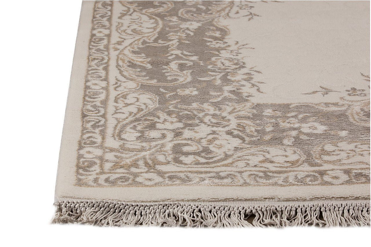 Buy Abundance White/Beige Transitional Area Rug– Mat Living USA