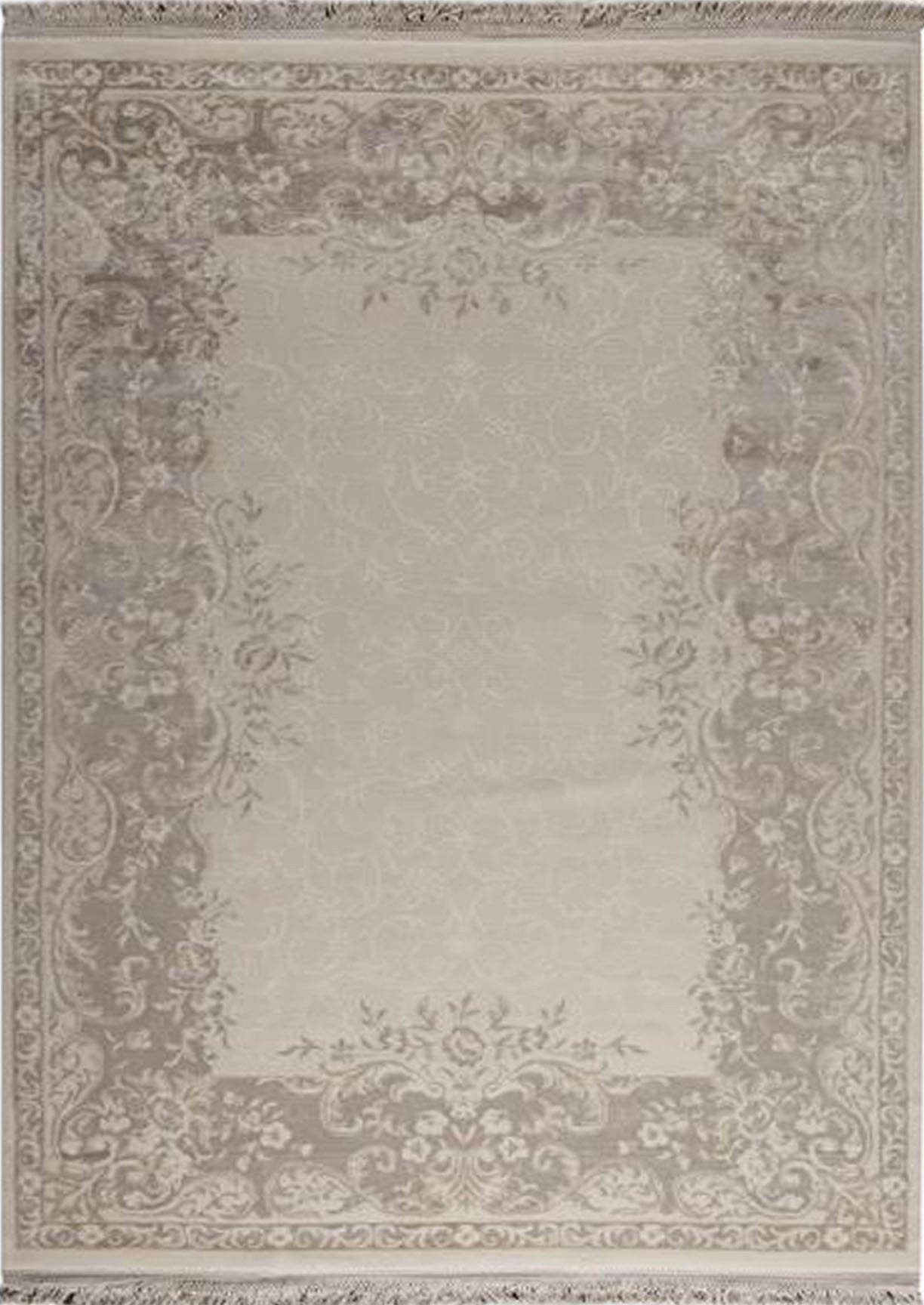 Buy Abundance White/Beige Transitional Area Rug– Mat Living USA