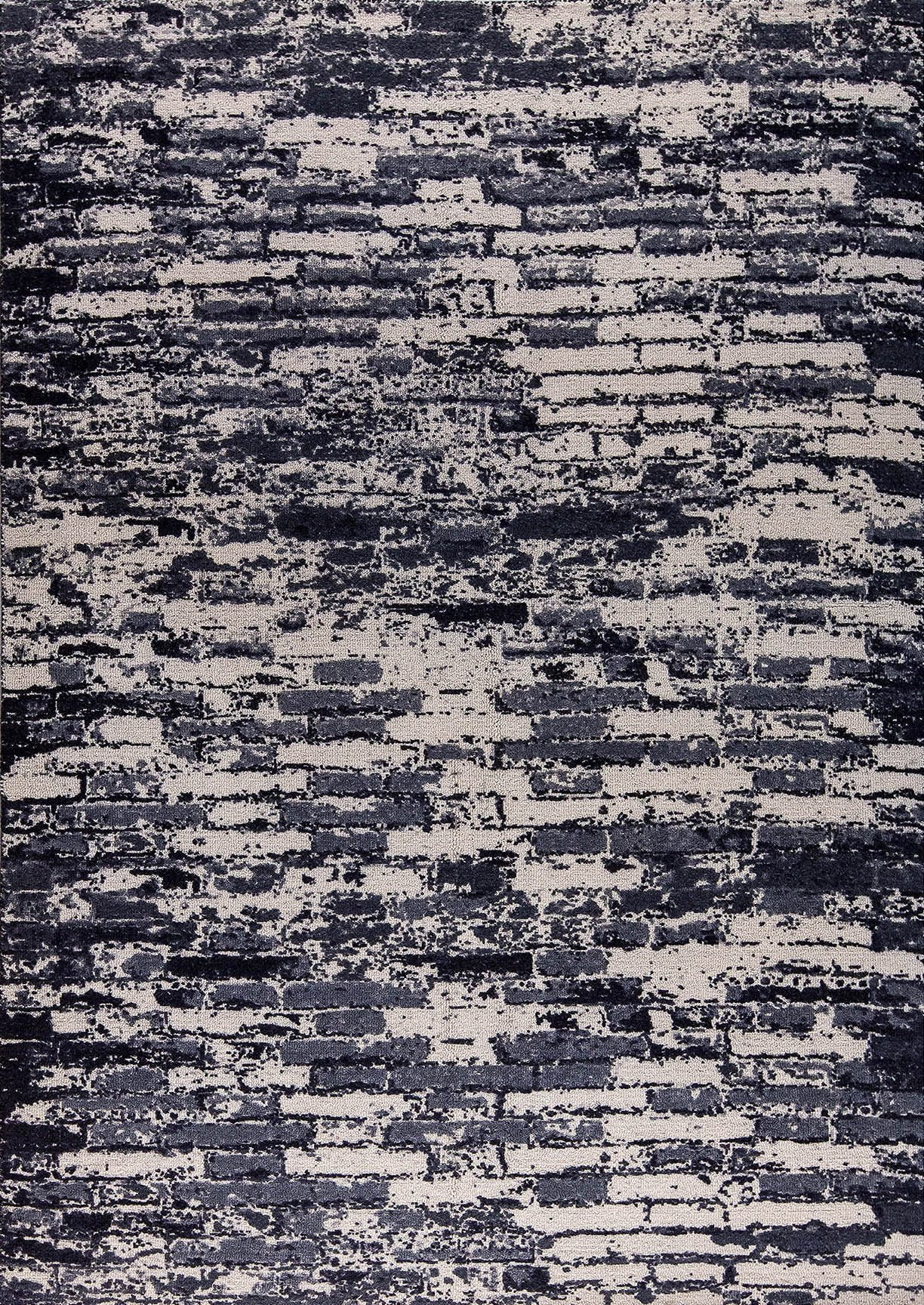 Nile Fargo Charcoal/Grey Contemporary Wool Area Rug