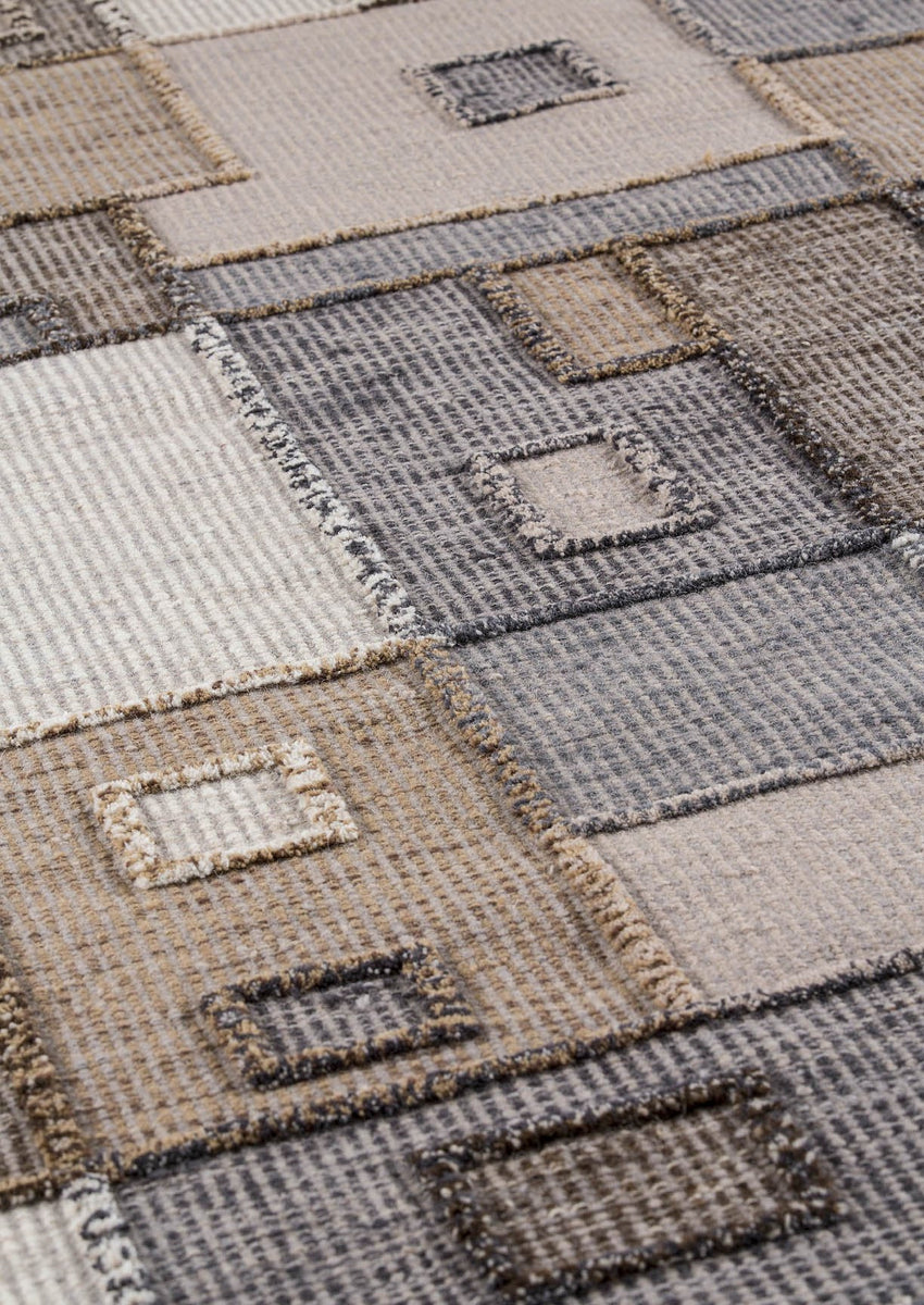 Grey Khema 8 Geometric Patterned Rug – MAT Living USA