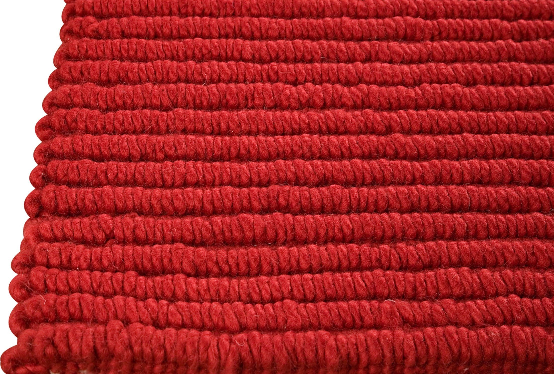 Pico Manchester Striped Contemporary Red Area Rug Carpet