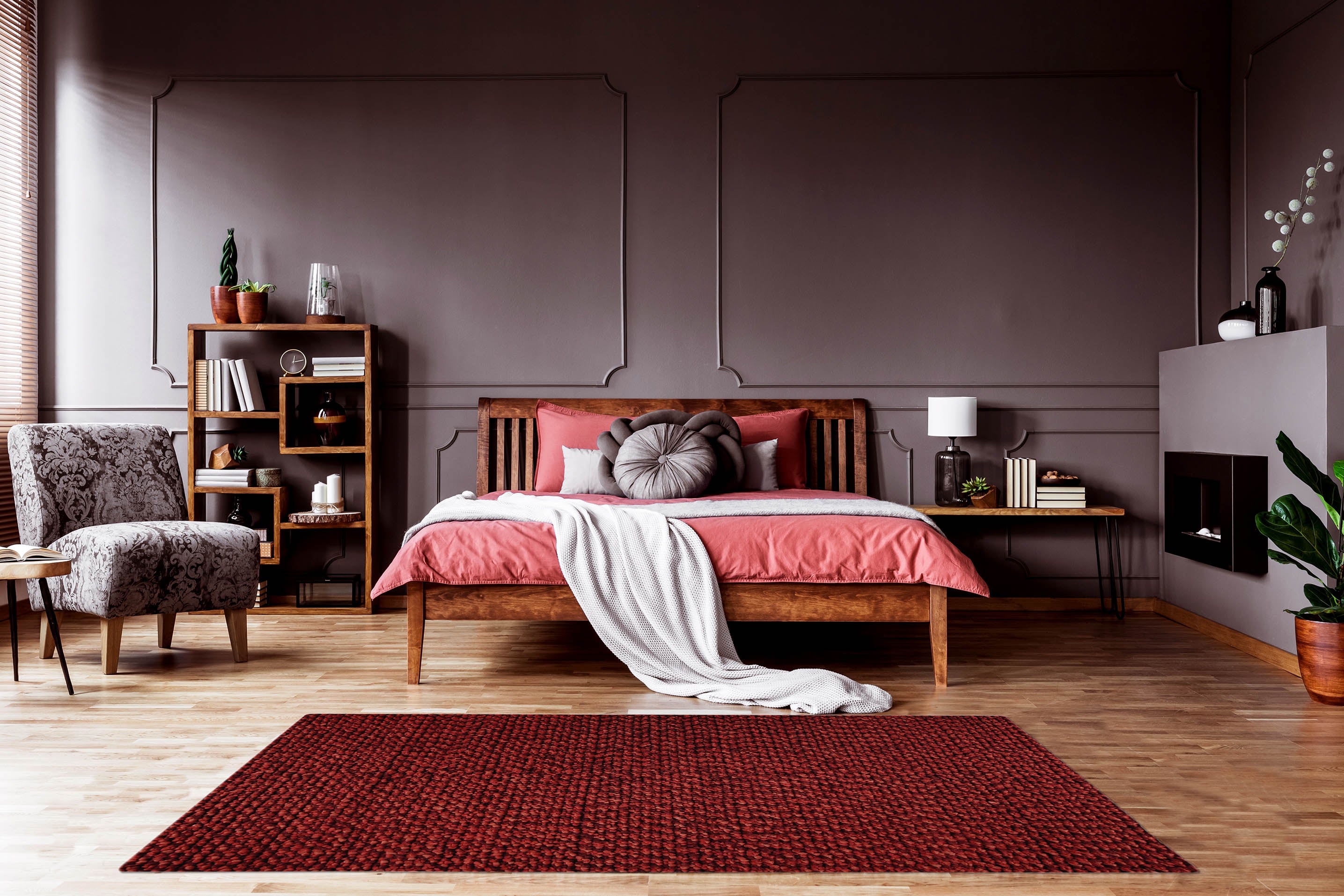 Buy Hand Woven Omega Spice Area Rug - Mat Living USA